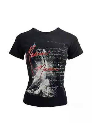 MADISON MAISON Graphic Print T-shirt - Black