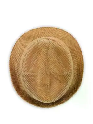 Vintage Corduroy Trilby Hat