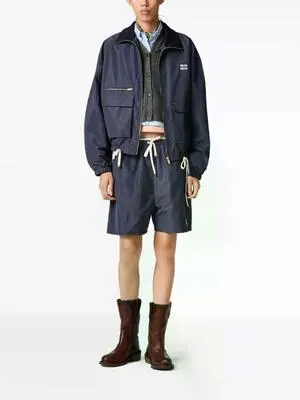 Miu Miu Technical Fabric Bermuda Shorts