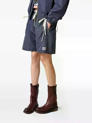 Miu Miu Technical Fabric Bermuda Shorts