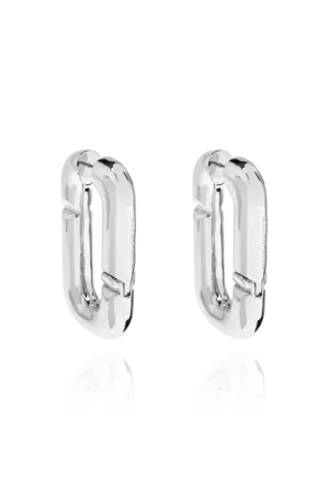 Marc Jacobs Logo Link Earrings - Silver