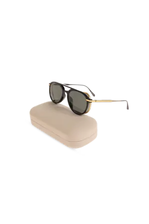 Linda Farrow Sutton Aviator Sunglasses
