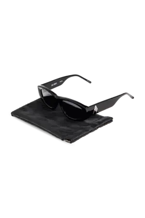 Attico Linda Farrow X Acetate Cat Eye Sunglasses - Black