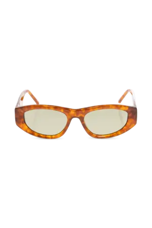 Attico Linda Farrow X Sunglasses - Brown