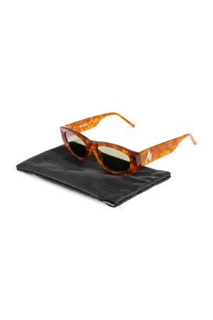 Attico Linda Farrow X Sunglasses - Brown