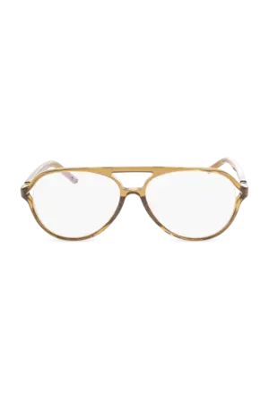 Jacquemus Aviator Prescription Glasses - Beige