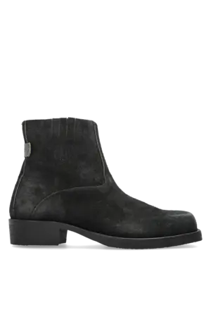 ALLSAINTS Orla Suede Square Toe Ankle Boots