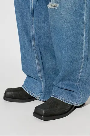 ALLSAINTS Orla Suede Square Toe Ankle Boots