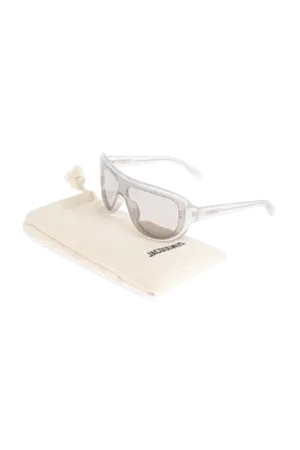 Jacquemus Geometric Visor Style Sunglasses - Light Blue