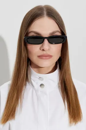 Linda Farrow Darya Sunglasses - Black