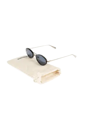 Jacquemus Oval Rimless Sunglasses