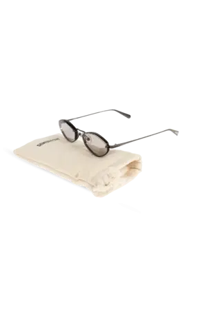 Jacquemus Oval-shaped Sunglasses With Minimalist Steel Frames