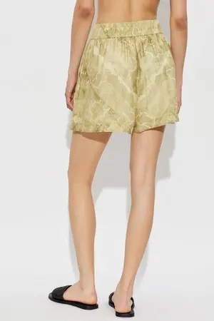 ALLSAINTS Isla Shorts With Psychedelic Print - Green
