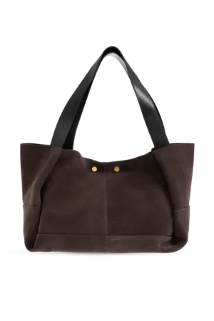 ALLSAINTS Rosalie Nubuck Leather Shopper Bag