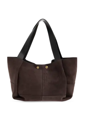 ALLSAINTS Rosalie Nubuck Leather Shopper Bag