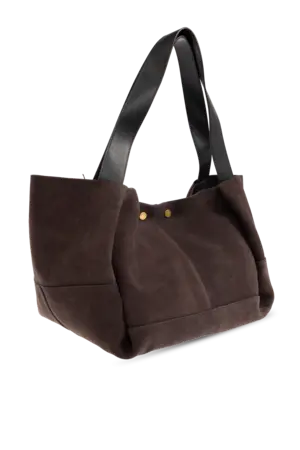 ALLSAINTS Rosalie Nubuck Leather Shopper Bag
