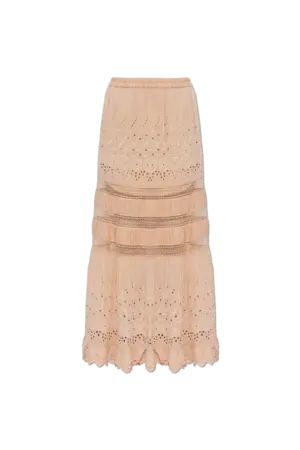 ALLSAINTS Camille Embroidered Maxi Skirt - Pink