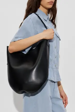 ALLSAINTS Luna Leather Shoulder Bag - Black