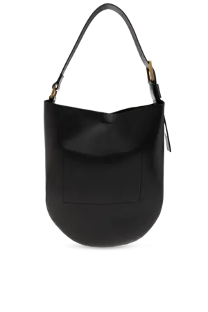 ALLSAINTS Luna Leather Shoulder Bag - Black