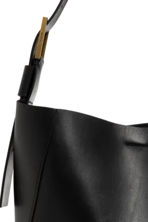 ALLSAINTS Luna Leather Shoulder Bag - Black