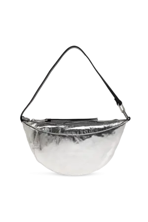 ALLSAINTS Luna Bag In Lamb Leather - Silver