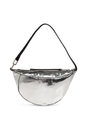 ALLSAINTS Luna Bag In Lamb Leather - Silver