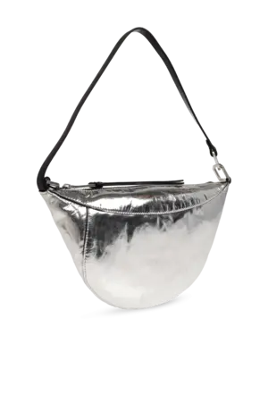 ALLSAINTS Luna Bag In Lamb Leather - Silver