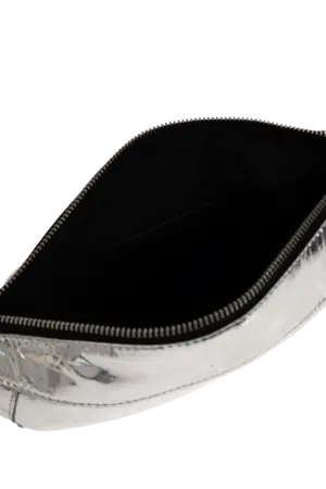 ALLSAINTS Luna Bag In Lamb Leather - Silver