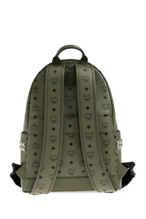 Mcm Stark Monogrammed Backpack