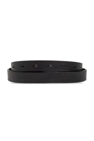 BY MALENE BIRGER Ouma" Leather Belt - Black