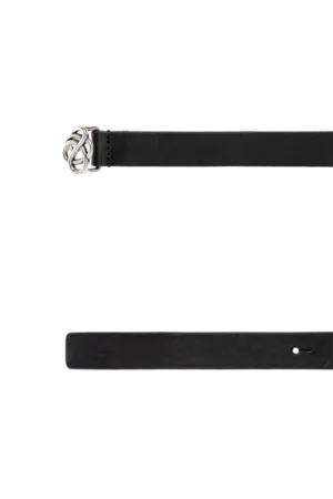 BY MALENE BIRGER Ouma" Leather Belt - Black