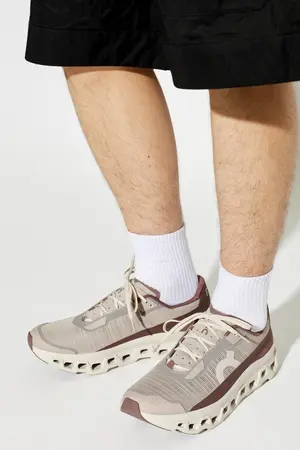 On Cloudmonster Void Running Sneakers - Beige