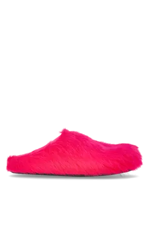 Marni Fur Trimmed Slides