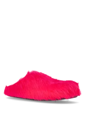 Marni Fur Trimmed Slides