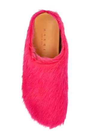 Marni Fur Trimmed Slides