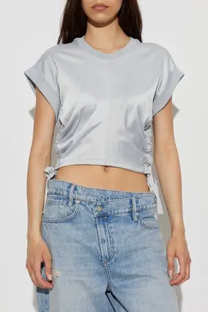ALLSAINTS Mira" Cropped Top With Adjustable Side Ruching