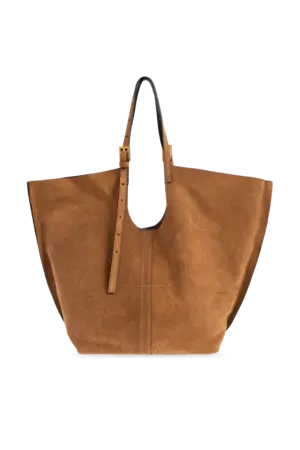 ALLSAINTS Suede Shoulder Bag With Adjustable Strap