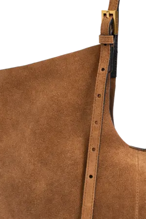 ALLSAINTS Suede Shoulder Bag With Adjustable Strap