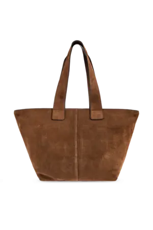 ALLSAINTS Jean Rey Suede Tote Bag - Brown