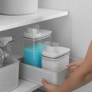 OU Laundry Detergent Dispenser With Measuring Cap And Drip-return Lid