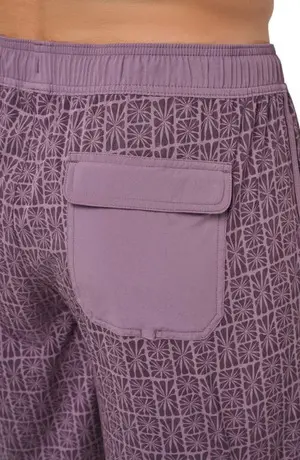 Travis Mathew Cabana Board Shorts With Drawstring Waist And Printed Pattern