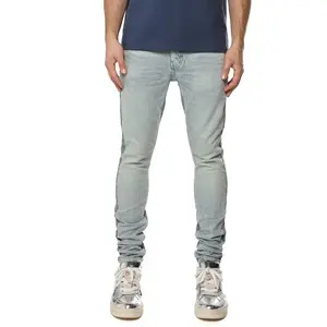 PURPLE BRAND Two-tone Skinny Jeans