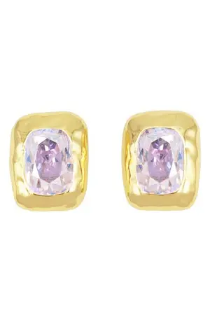 PETIT MOMENTS Giovana Crystal Stud Earrings - Pink