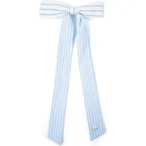 L. Erickson Sailor Bow Barrette - Blue