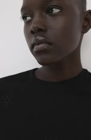 Mango Cotton Embroidered T-shirt