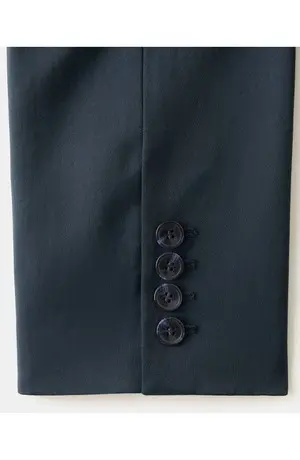Mango Notched Lapel Blazer