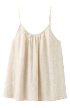 Mango Cotton Gauze Pajama Top