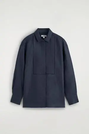 Cos Embroidered Linen Shirt