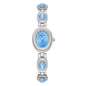 BERTHA WATCHES Rosalie Oval Jade Stone Bracelet Watch - Blue