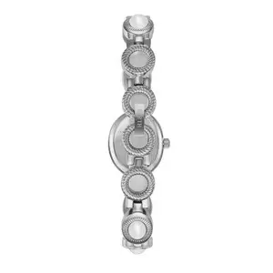 BERTHA WATCHES Rosalie Oval Jade Stone Bracelet Watch - Silver